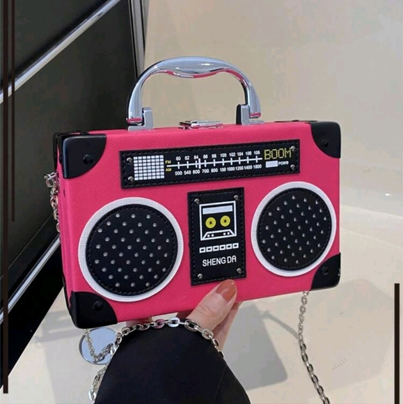 Bags | Boombox Radio Purse | Poshmark